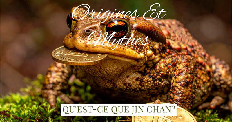 Jin Chan Doré - Crapaud Fortune Feng Shui - Décoration Asie